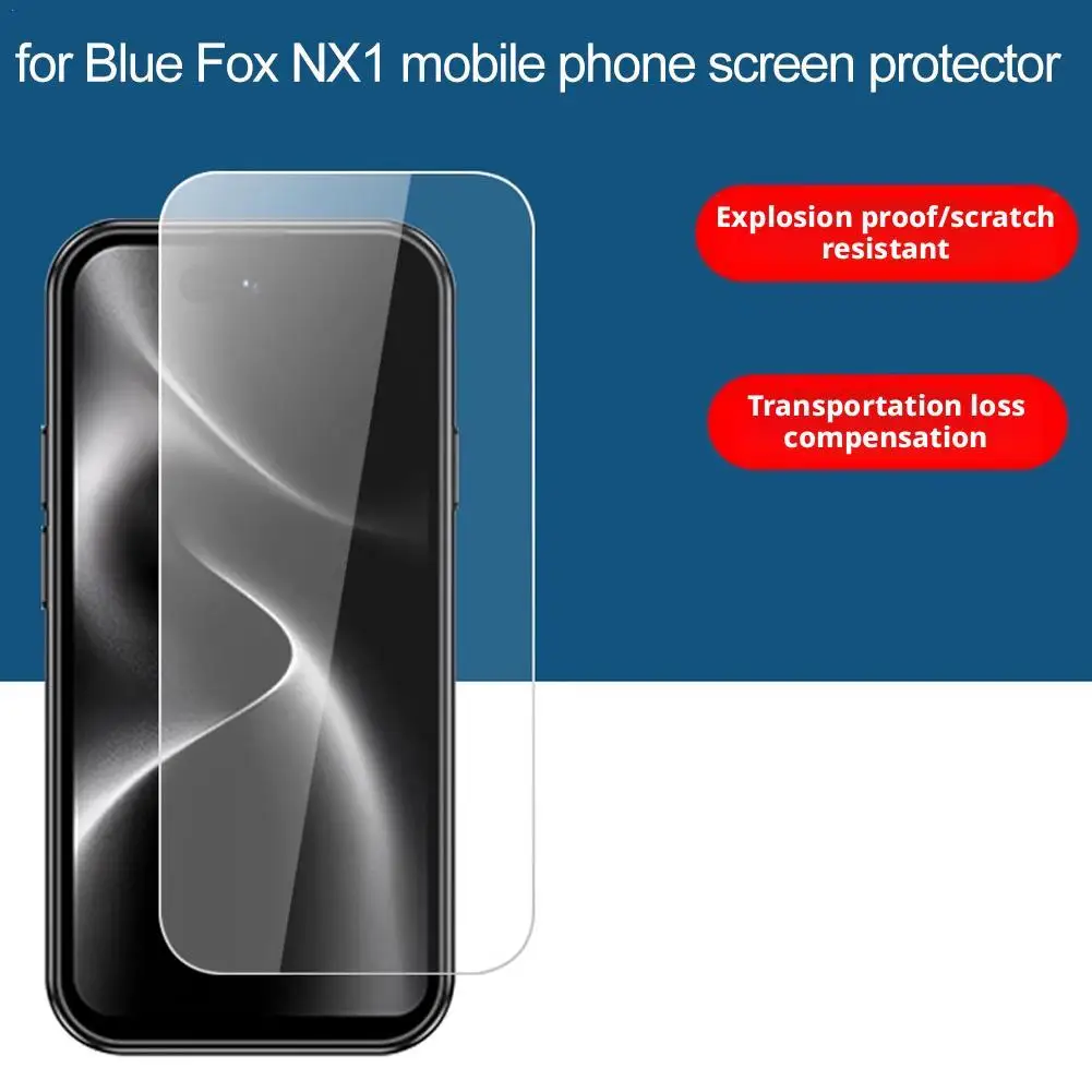 For Blue Fox NX1 HD Tempered Glass Screen Protector Scratch-resistant ...