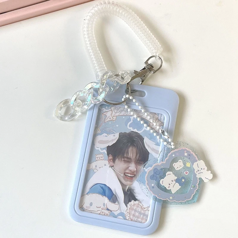 Kpop-Photocard-Holder-Photo-Display-Holder-With-Love-Keychain-Idol ...