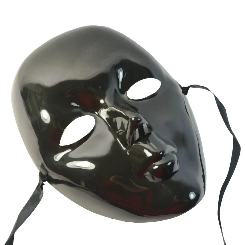 New Plastic Full Face Masks Street Dance Mask Masquerade Dance Mask ...