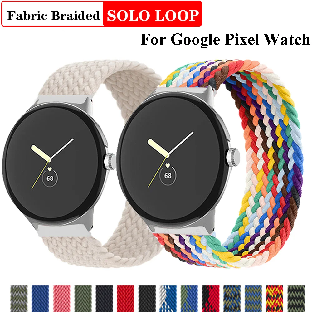 Braided Solo Loop For Google Pixel Watch Band Smartwatch Accessories ...