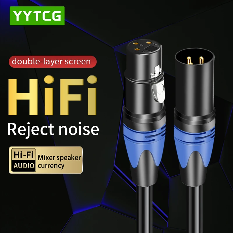 Xlr-Cable-Male-to-Female-High-Quailty-3-Pin-Audio-Lines-To ...