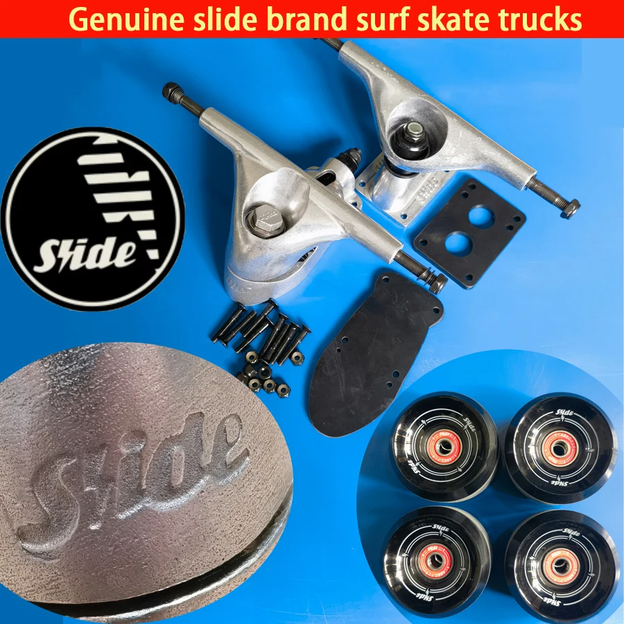 6-25inch-slide-Surf-Skate-Trucks-Wheels-And-Bearings-Brackets-Longboard ...