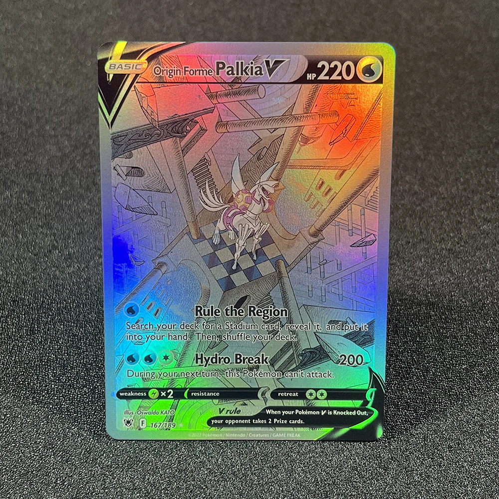 Pokémon Single Cards Sword & Shield Astral Radiance (ASR) Origin Forme Palkia Machamp Foil TCG ...