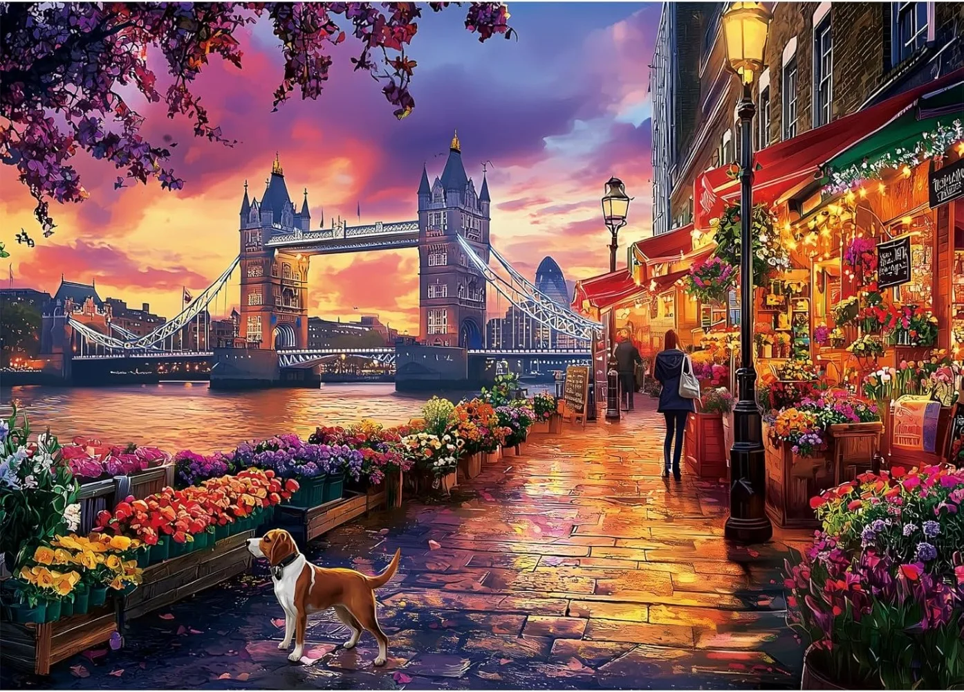 1000/500/300/120 Pieces Tower Bridge of London Jigsaw Puzzles for ...