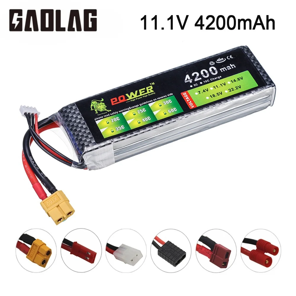 Lion-Power-Battery-3s-11-1v-4200mAh-50C-High-Capacity-LiPo-Batteryfor ...