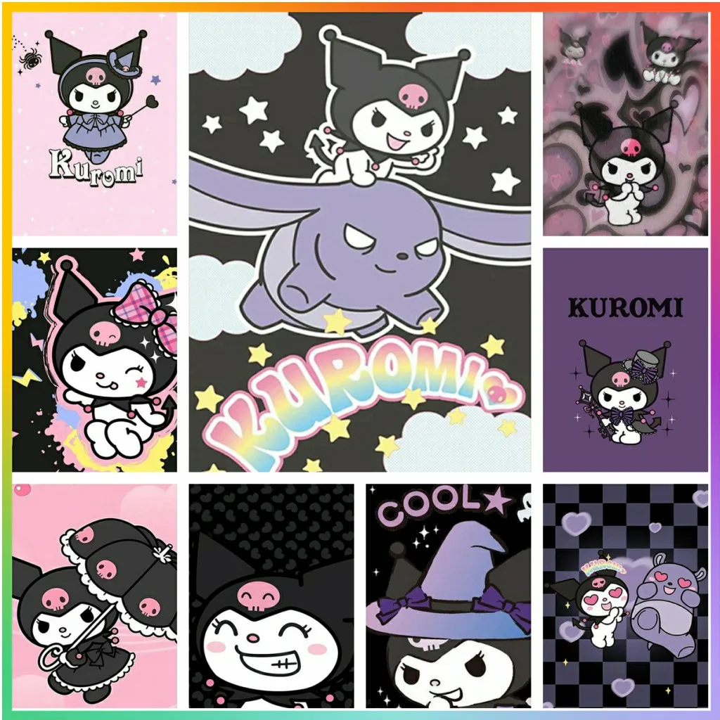Sanrio-Kuromi-Cartoon-Crafts-Diamond-Painting-Cross-Stitch-Kit-5D-DIY ...