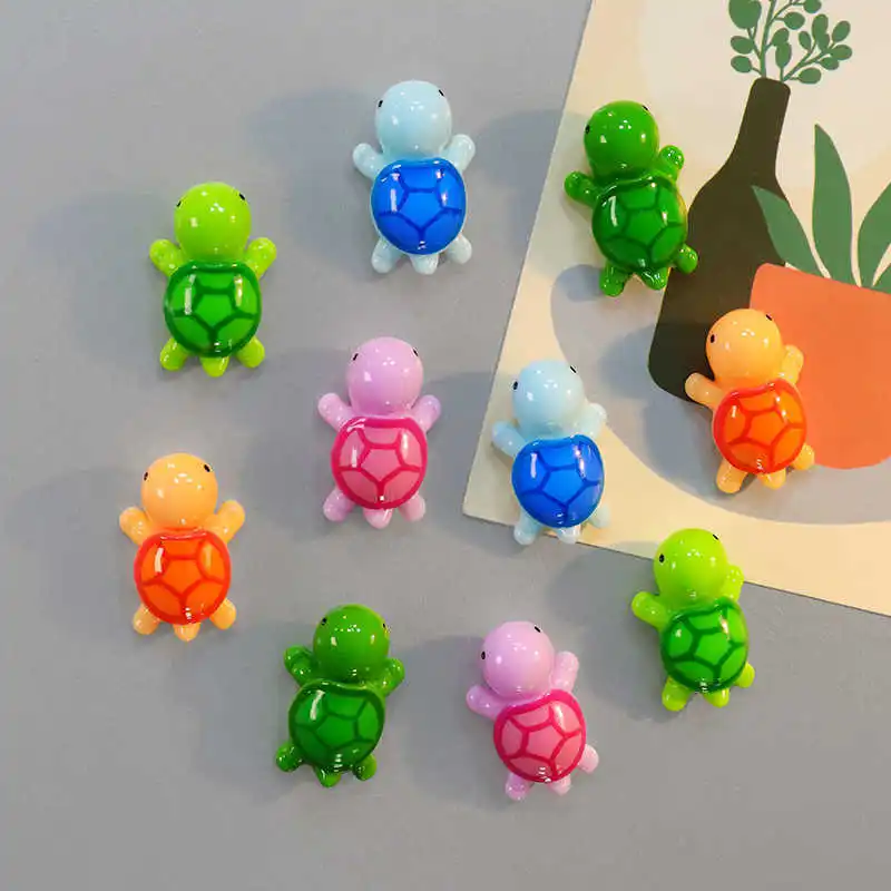 5/10pcs Mini Size Cute Turtle Refrigerator Magnet Kitchen Office ...