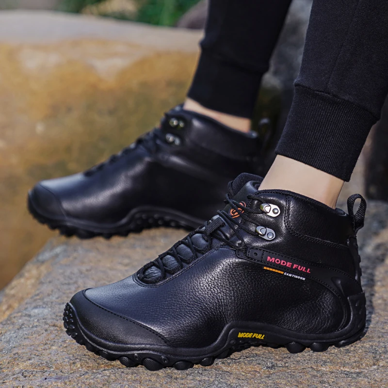 Cow-Leather-Men-s-Hiking-Shoes-Hunting-Boots-Women-Outdoor-Waterproof ...