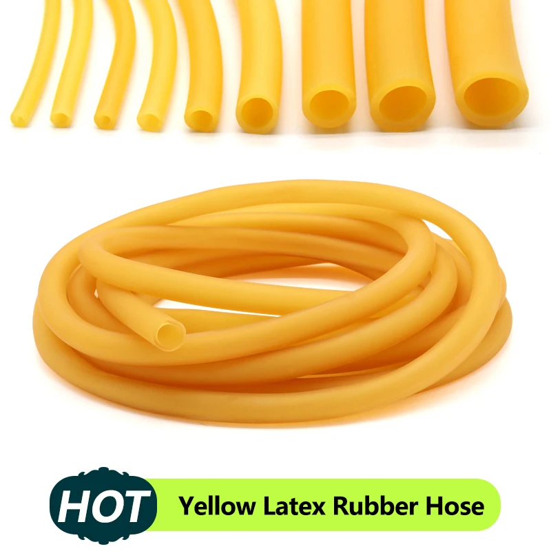 3M~20M Nature Latex Rubber Hoses 1.6 2 3 4 5 6 7 9 10 12 14 17mm High ...