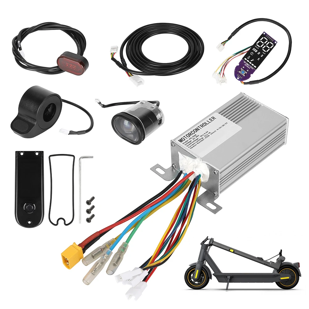 1set Scooter Controller Panel With Display Throttle Light Control Board ...