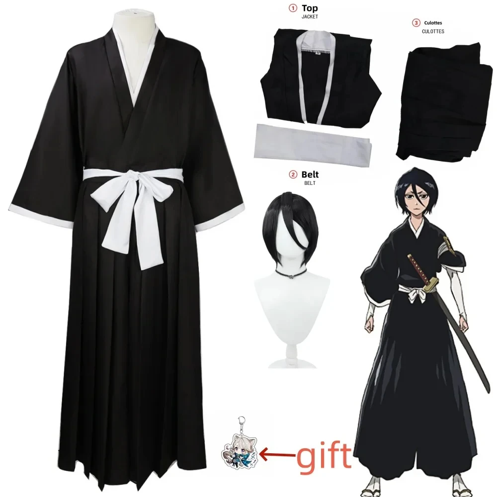Anime-Bleach-Costume-Kuchiki-Rukia-Cosplay-Rukia-Kuchiki-Wigs-and ...