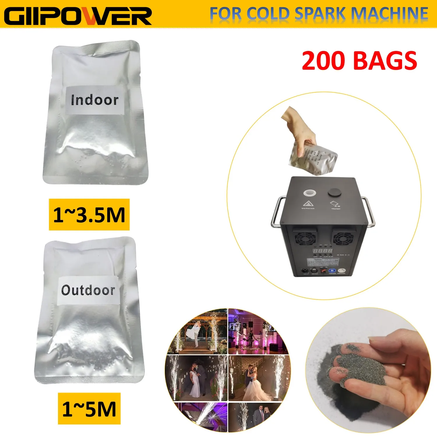 1-200-bags-Ti-Powder-200g-Cold-Spark-Machine-Dmx-Cold-Sparkular ...