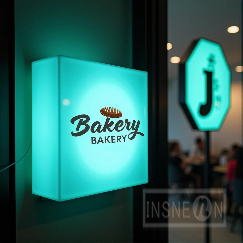 Custom Acrylic LED Light Box Sign for Business, Acrylic Lightbox for ...