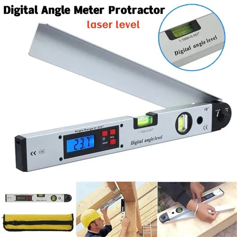 0-225-LCD-Digital-Inclinometer-Protractor-Spirit-Level-Angle-Finder ...