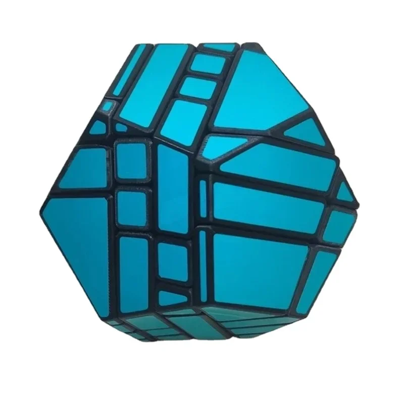 Megaminx-Magic-Cube-Puzzle-Ghost-Cube-Corpo-preto-com-etiqueta-azul ...