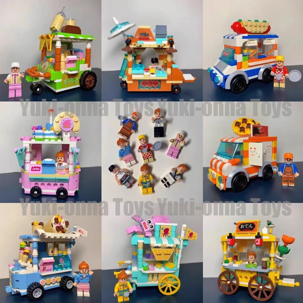 Mini-Burger-House-DIY-Building-Blocks-Kit-Street-View-Set-Model-Ice ...