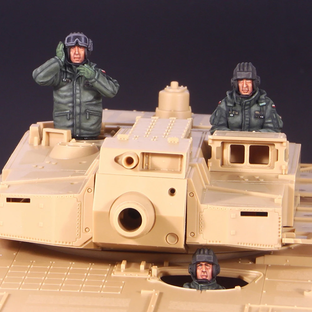 1/35 Modern Polish Army Tank Crew Set, Resin Model figure Soldier ...