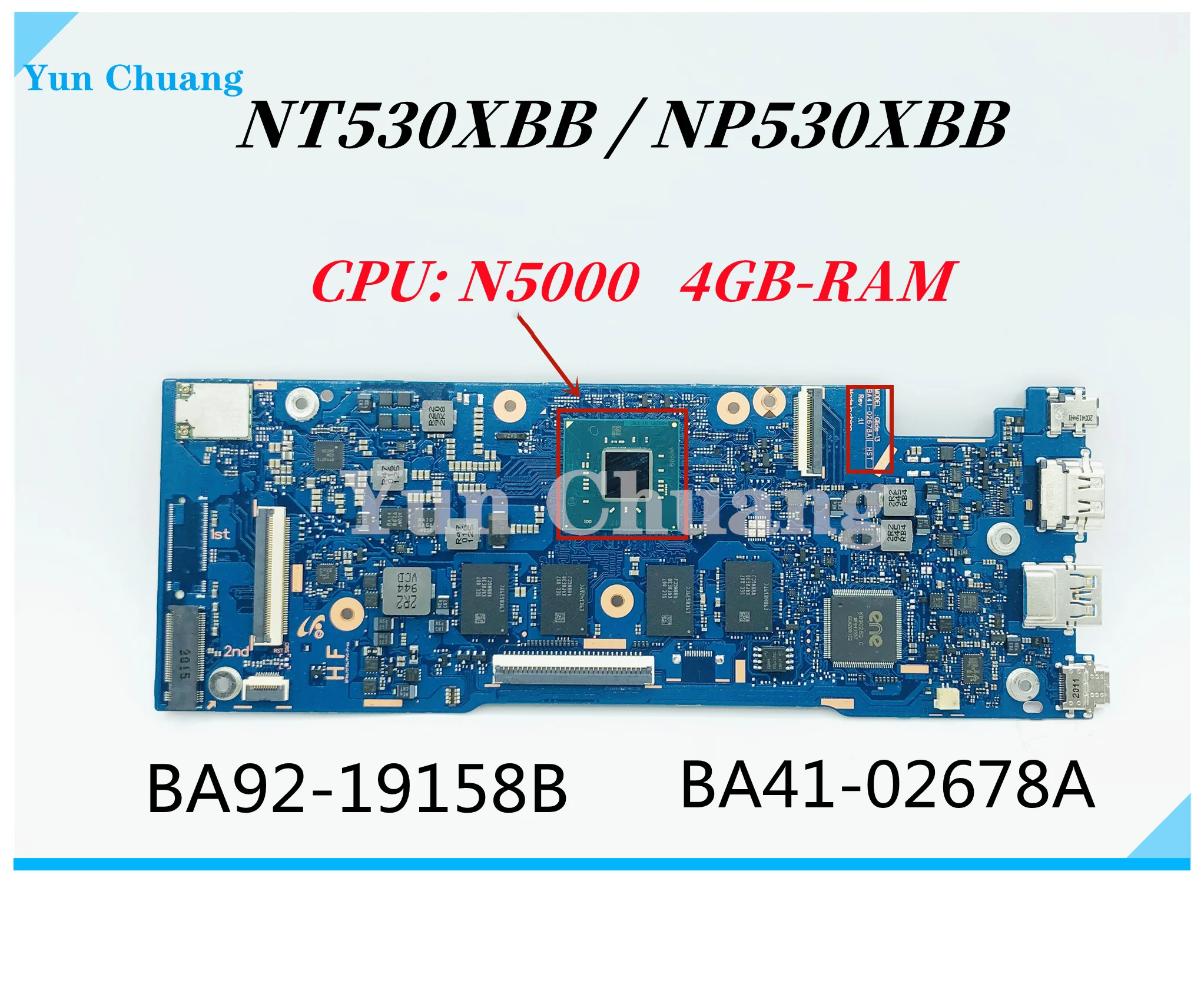 BA41-02678A-BA92-19158B-Mainboard-For-Samsung-NP530XBB-NT530XBB-530XBB ...