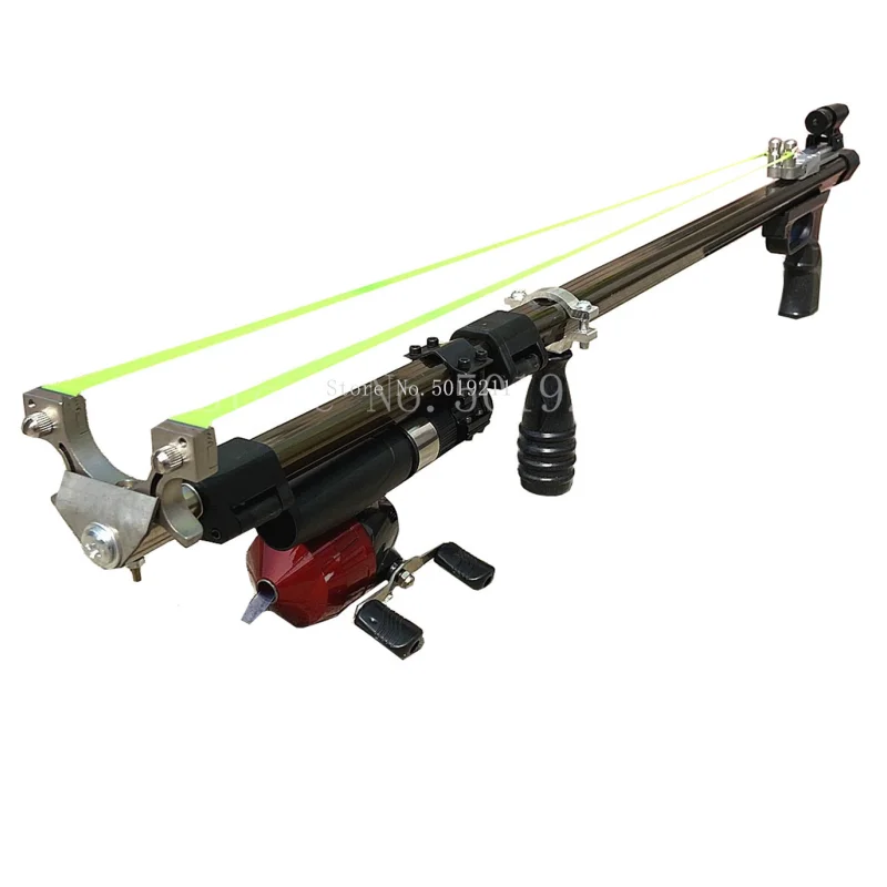 Laser-Aiming-Telescopic-Stainless-Steel-Slingshot-Professional-Hunting ...