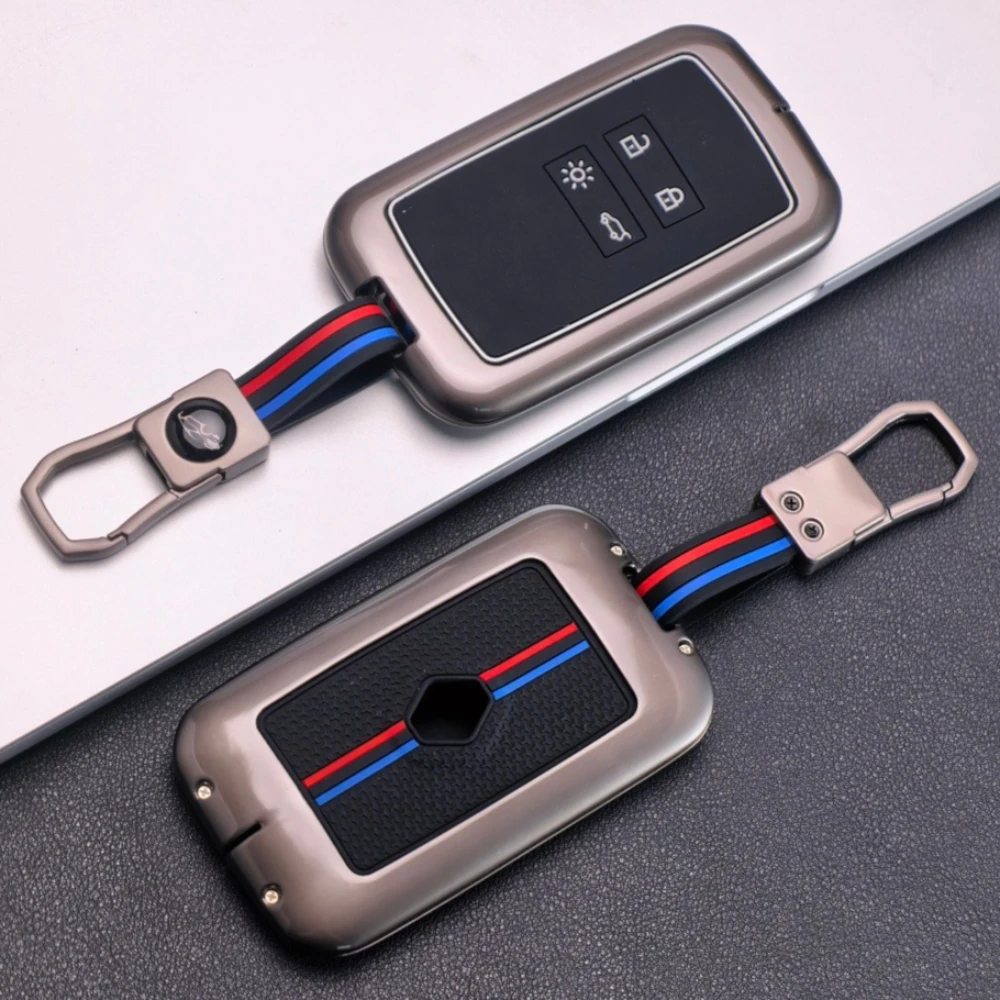 Metal Car Key Cover For Renault Captur Koleos Kadjar Arkana Megane ...