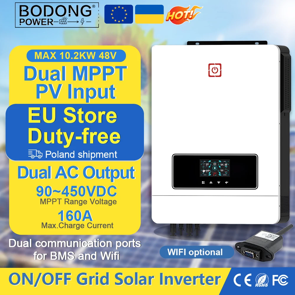 10-2kw-On-Off-Grid-Solar-Inverter-Dual-MPPT-PV-Input-Dual-Output-For ...