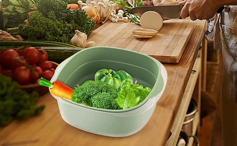 Fruit-Washing-Filter-Strainer-Drain-Basket-Bowl-Washing-Storage-Basket ...