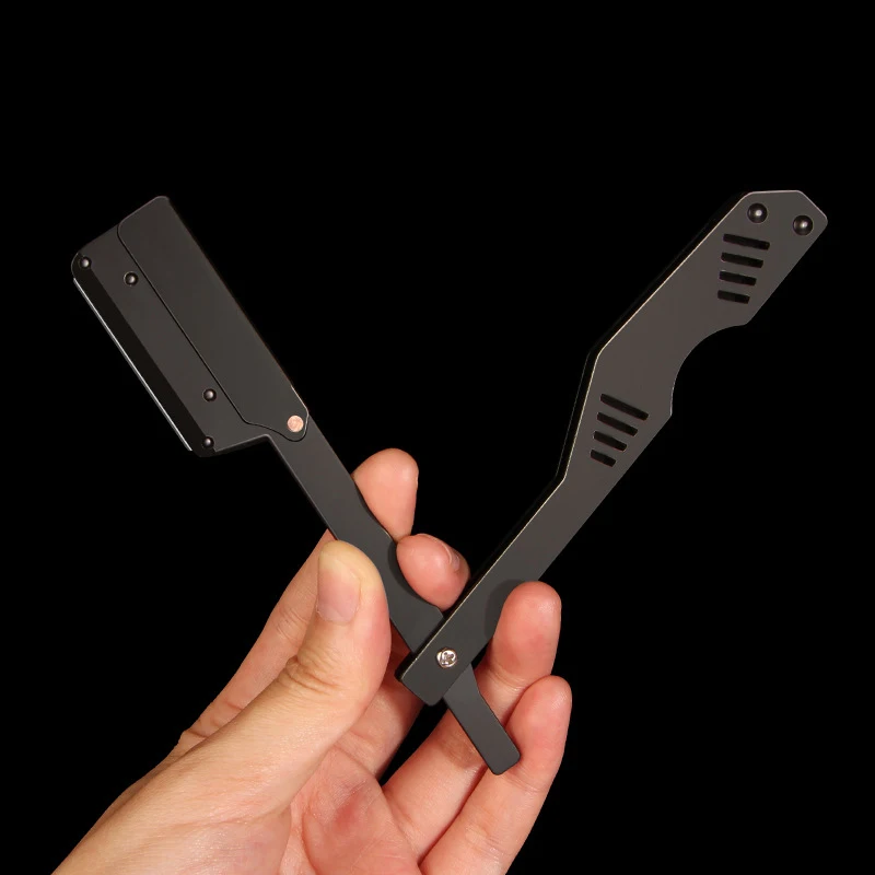 New-Straight-Edge-Barber-Razor-Stable-Haircut-Beard-Stainless-Steel ...