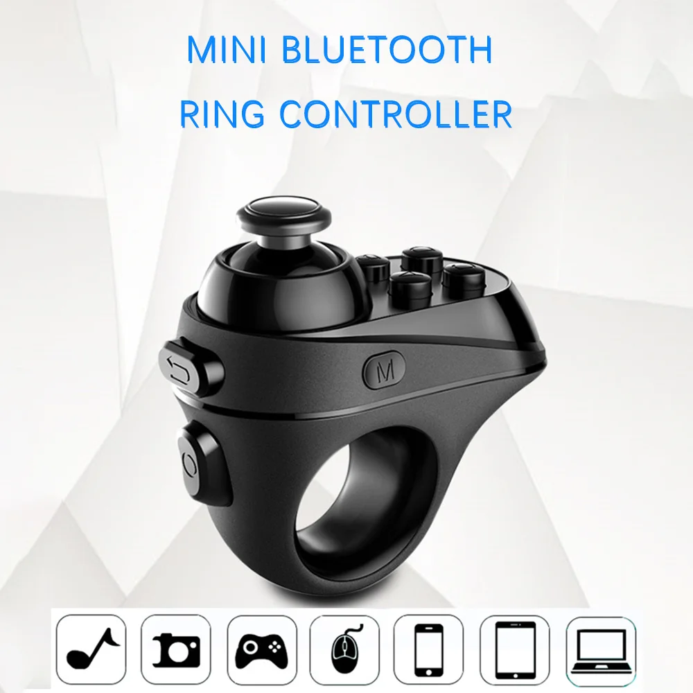 Mini-Selfie-Remote-Controller-Bluetooth-compatible-Game-Finger-Ring ...