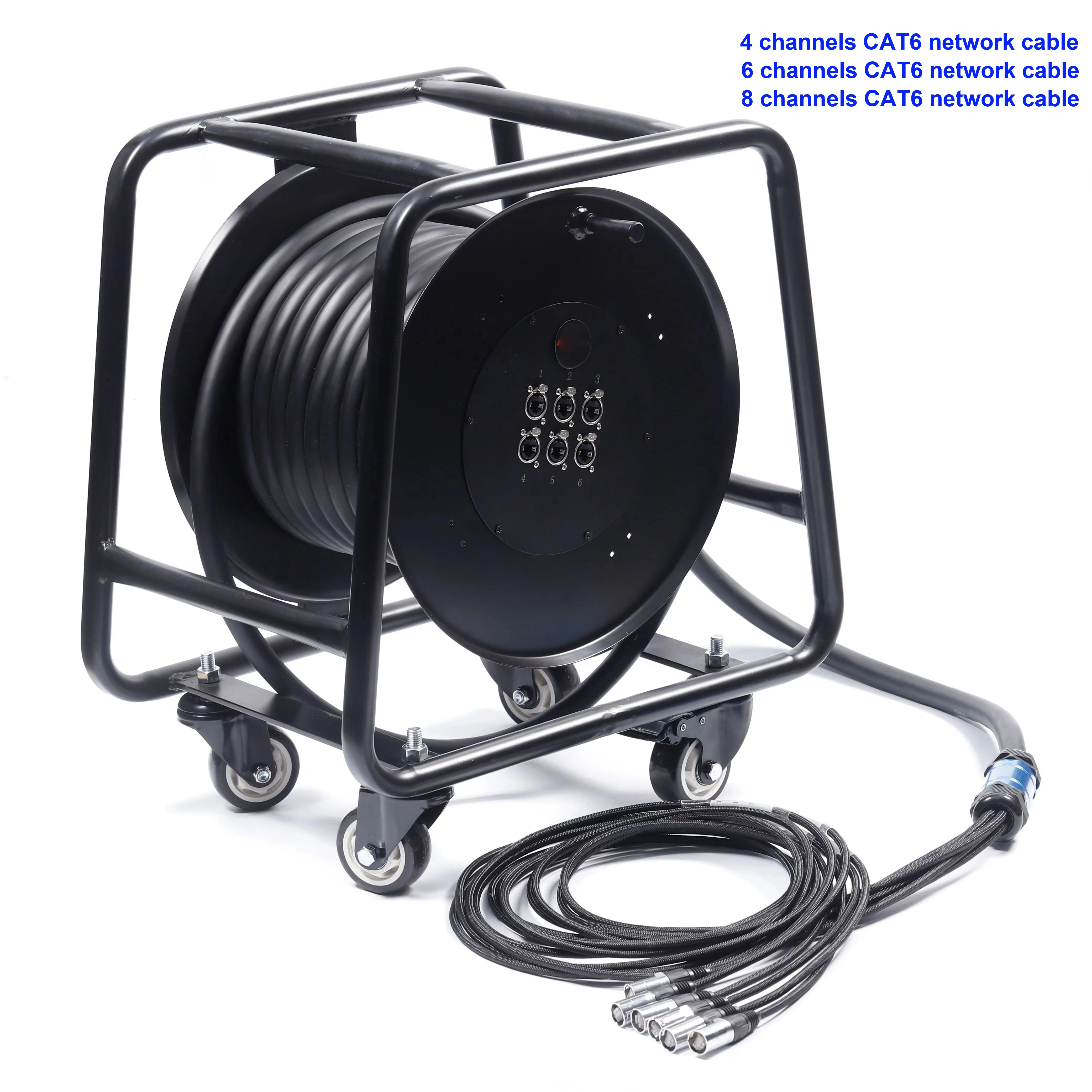 4-6-8Channels-CAT6-SFTP-multi-cable-RJ45-network-cable-with-ROSH ...