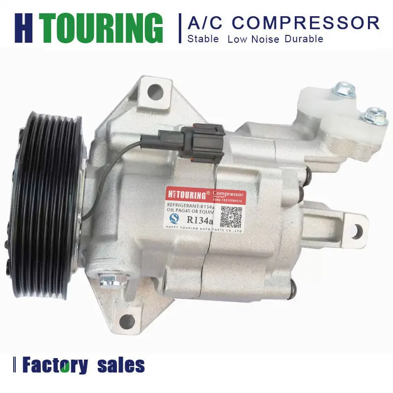 AC Compressor For Nissan Note E11 2004-2012 Tiida C11 2004-2011 92600 ...