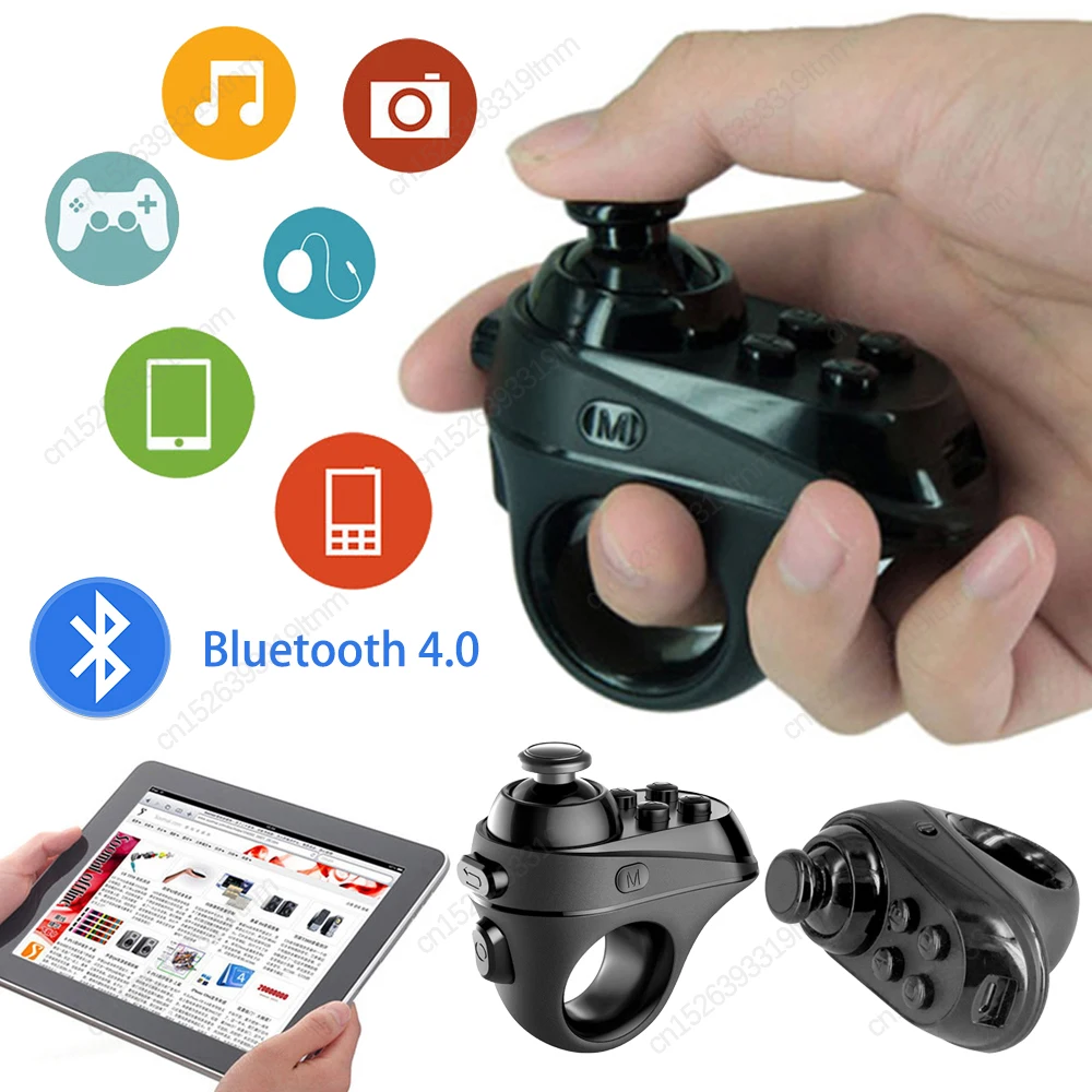 R1-Mini-Ring-Bluetooth-4-0-Wireless-VR-Remote-Game-Controller-Rechargeable-Joystick-Gamepad-for ...