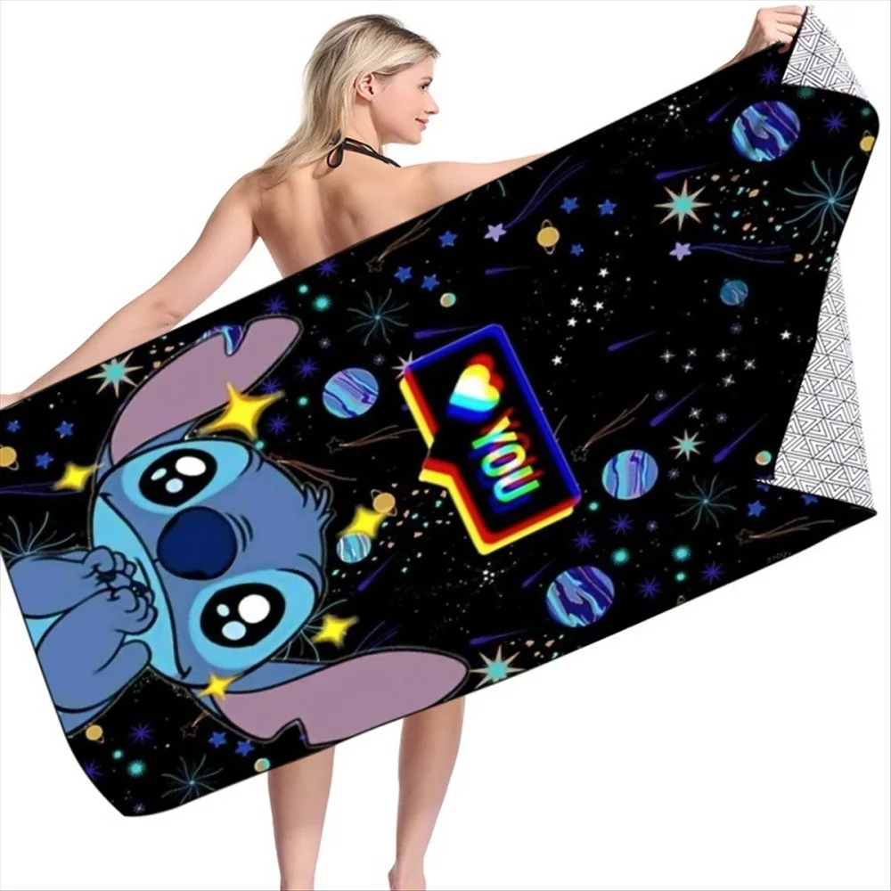 Cartoon-Character-Stitch-3D-Printed-Bath-Towel-Soft-Comfortable-Beach ...