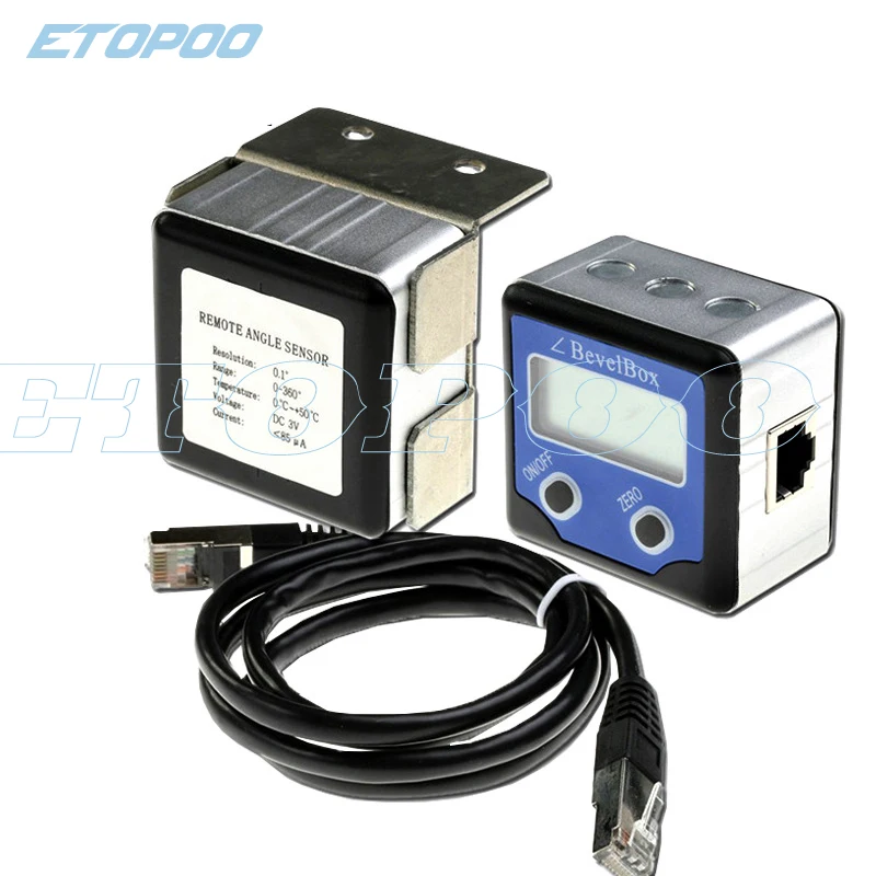 Electronic-Level-Protractor-Remote-Angle-Sensor-Protractor-separated ...