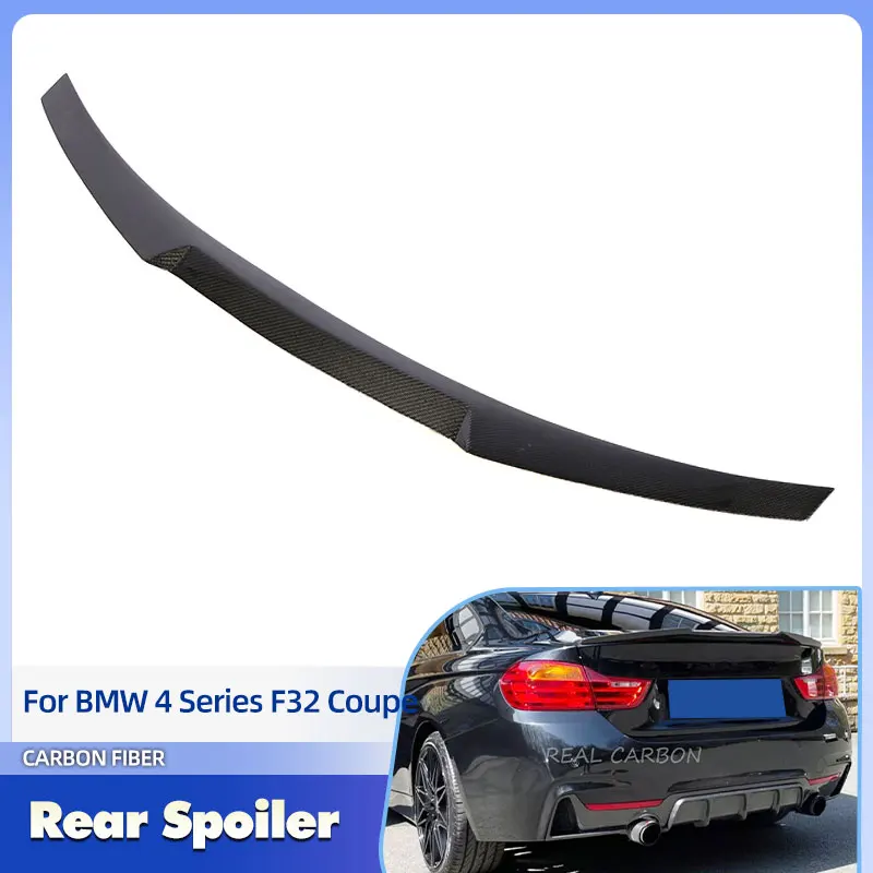 Car Rear Trunk Spoiler Wings Carbon Fiber for BMW 4 Series F32 Coupe ...