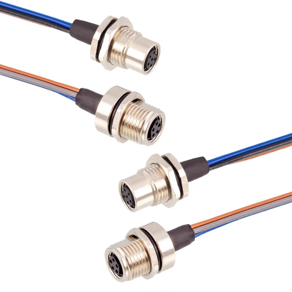 Sensor Aviation Electrical M8 Connector 3Pin 4Pin 5Pin 6Pin 8Pin Male ...