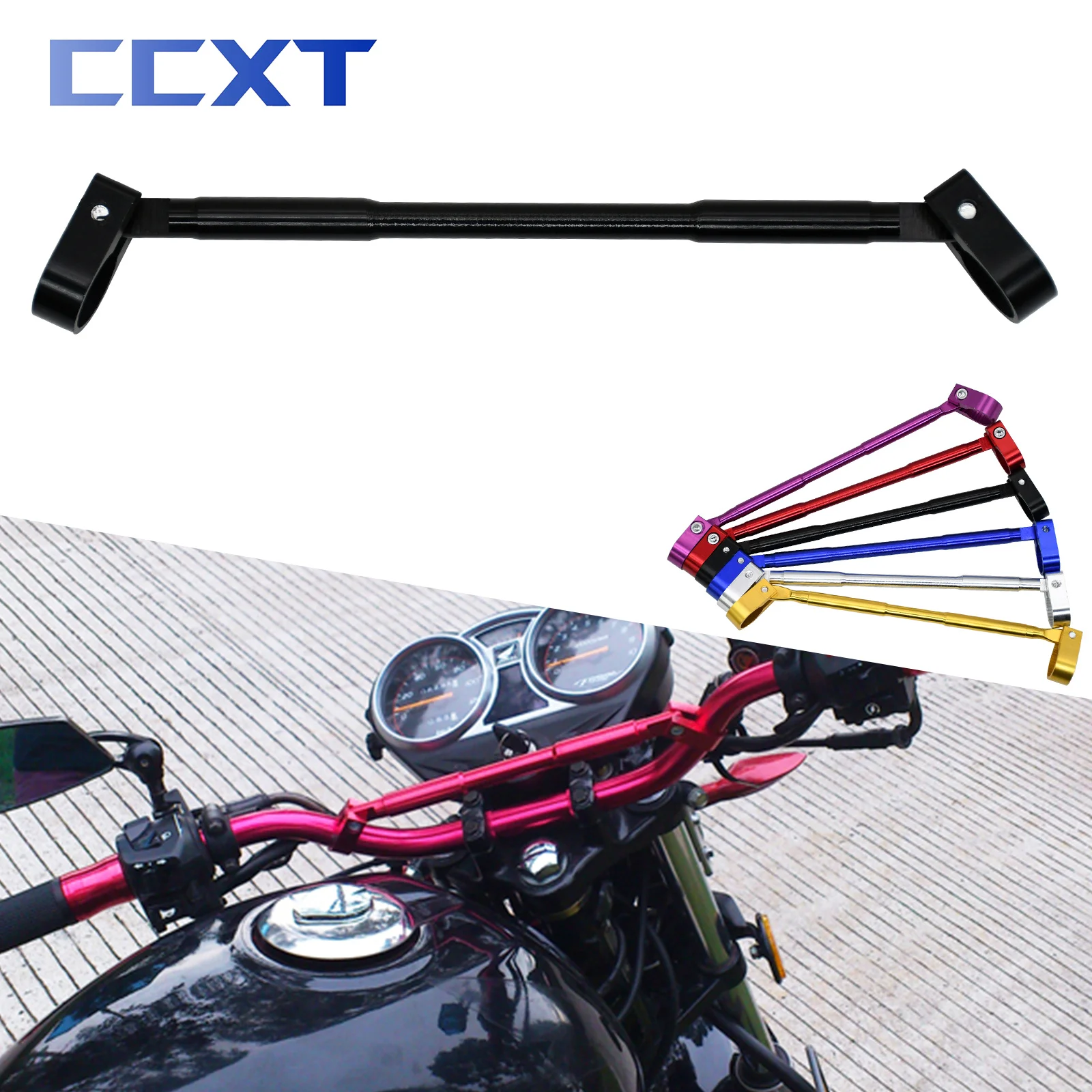 Motorcycle-7-8-22mm-Handlebar-Grips-Handle-Bar-Steering-Wheel ...