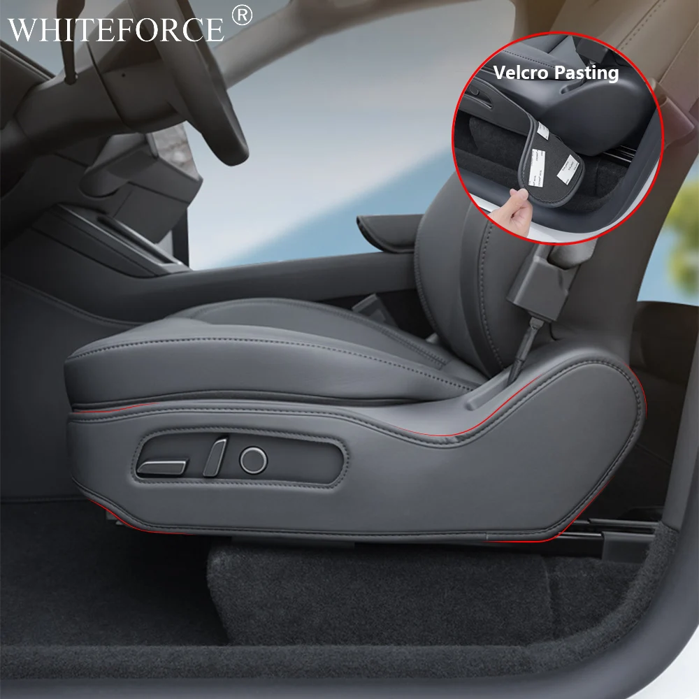 For Tesla Model Y Juniper Microfiber Leather Seat Side Panel Protector ...