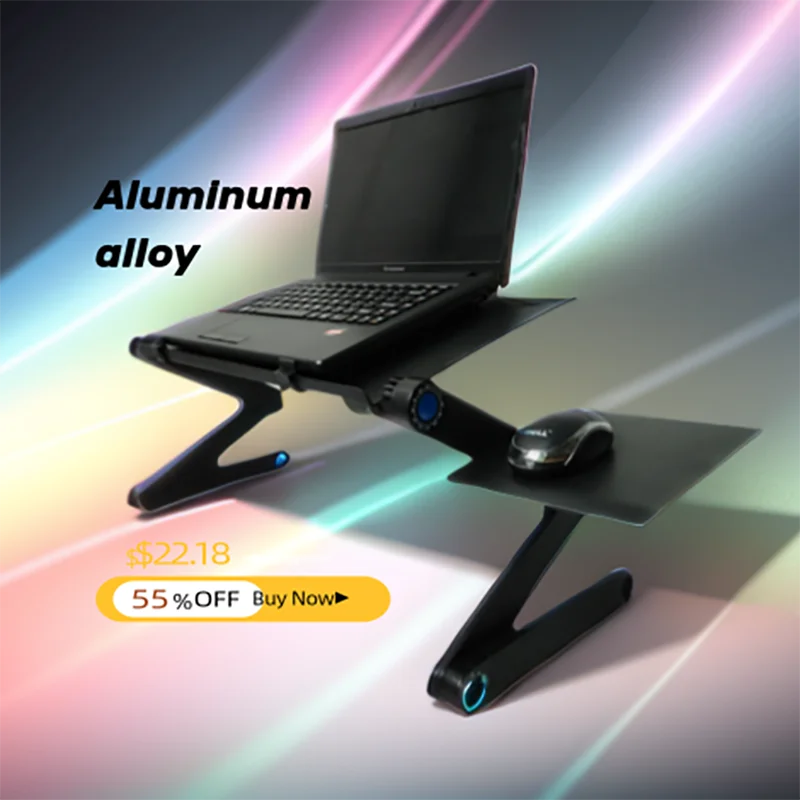 Adjustable-Laptop-Desk-Stand-Portable-Aluminum-Alloy-Lapdesk-Desk-Stand ...