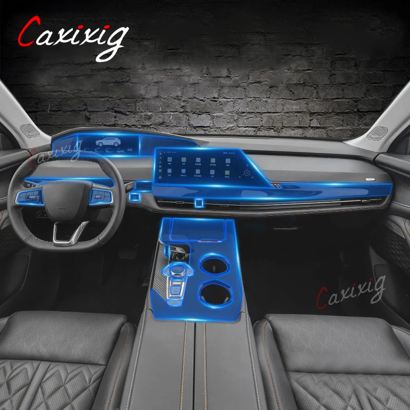 Tpu-Transparent-Film-for-Changan-UNIK-UNI-K-Car-Interior-Protection ...