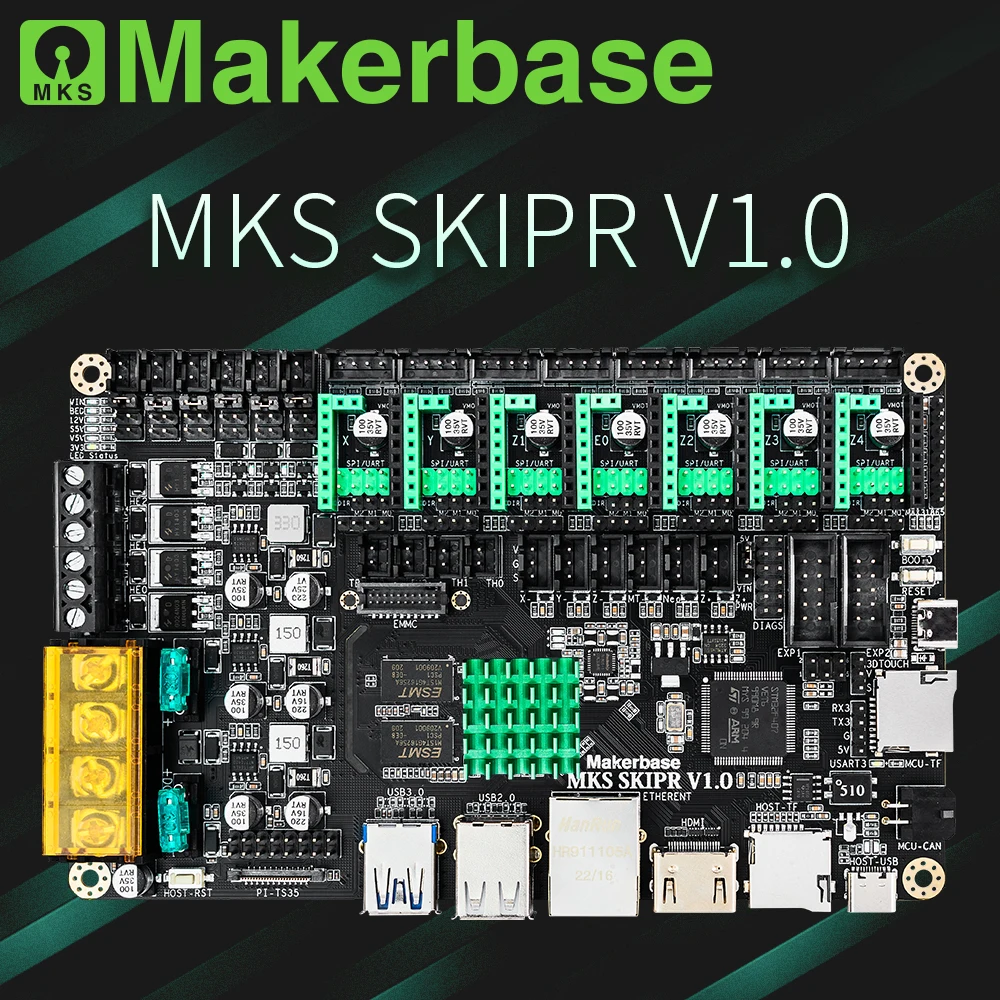 Makerbase Mks Skipr Board With Quad-core 64bits Soc Stm32f407vet6 ...