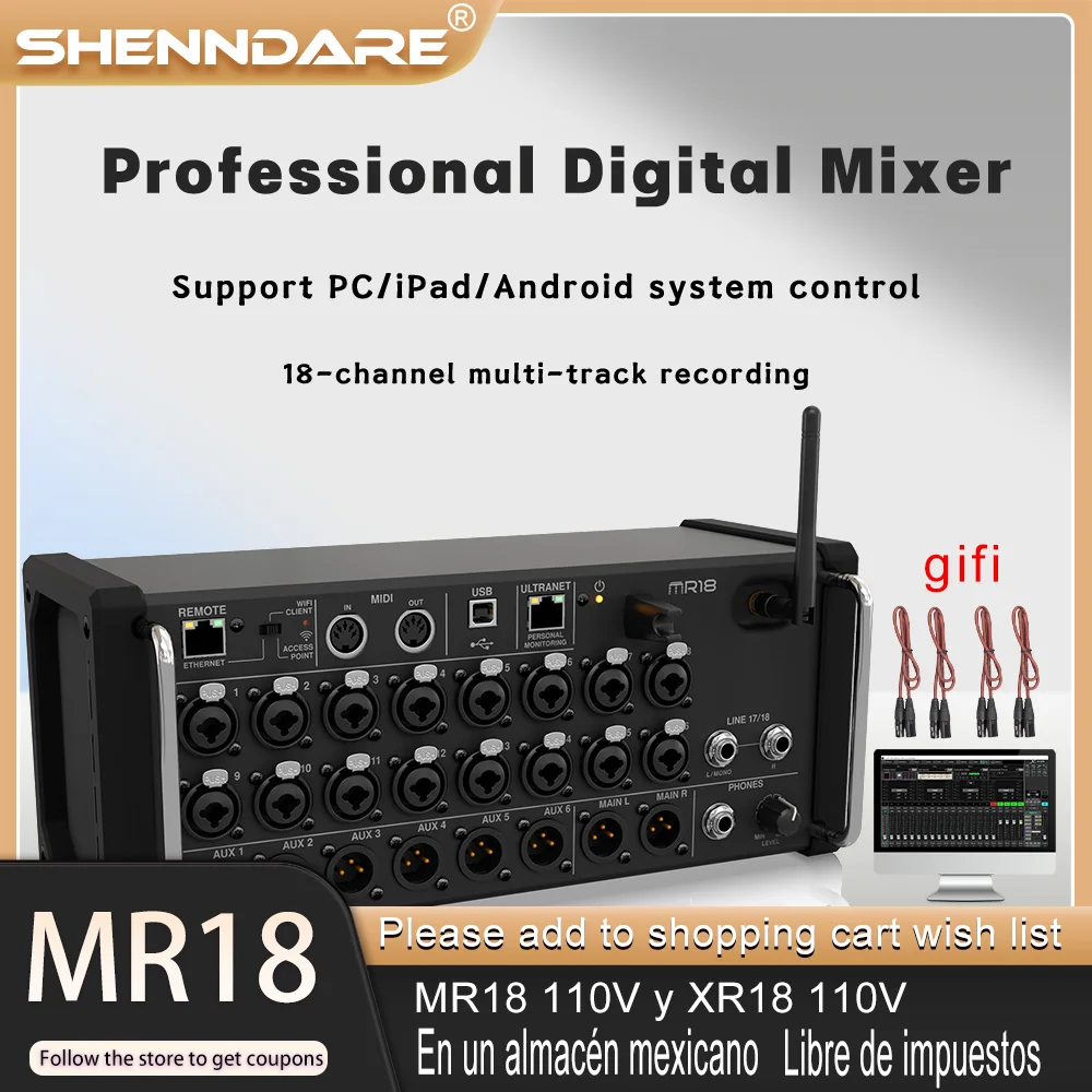 Air1-1MR18-XR18-Professional-Rack-Digital-Mixer-18-channel-DJ-Console ...
