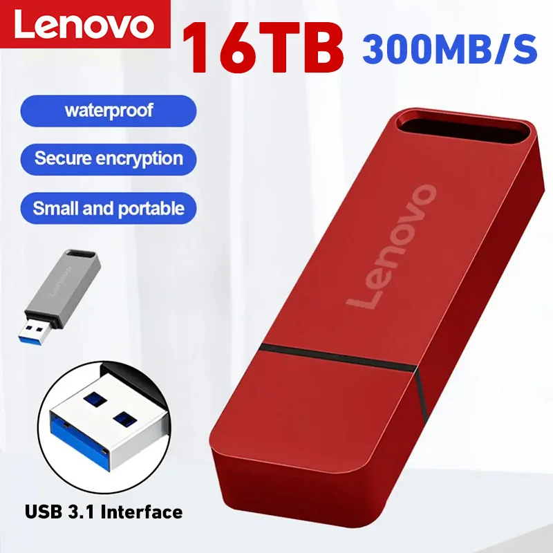 Lenovo-16TB-Metal-USB-3-1-Flash-Drives-High-Speed-Pendrive-2TB-4TB-8TB ...