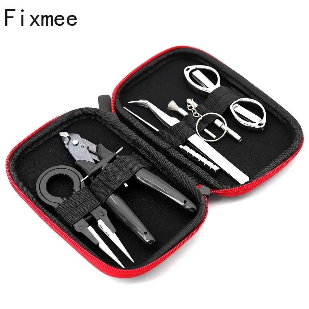 9-in-1-Mini-Vape-DIY-Tool-Bag-Coil-jig-Tweezers-Pliers-Repair-Tool-Kits ...
