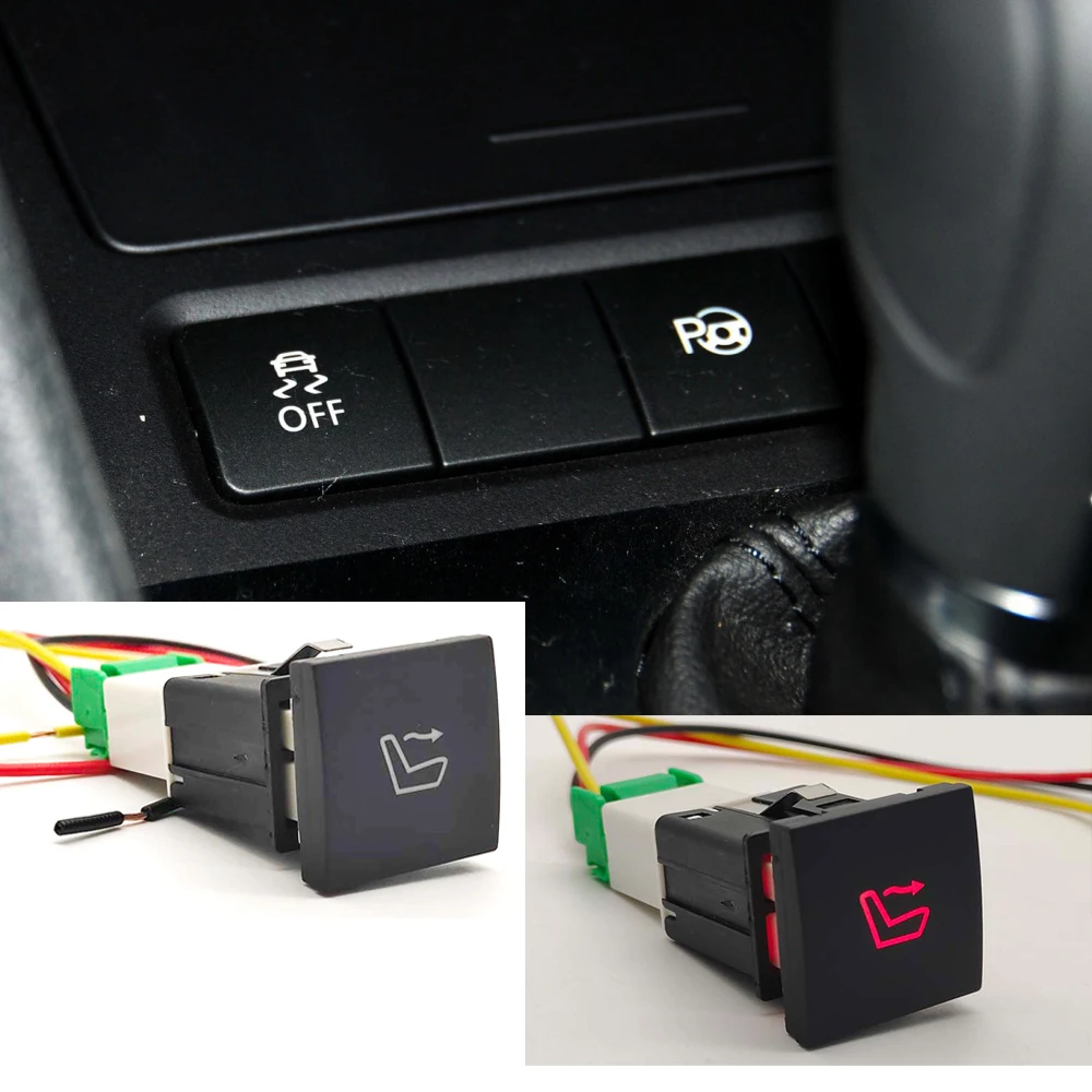 Auto-rot-LED-Licht-Air-scarf-Schl-ssel-Druckknopf-schalter ...