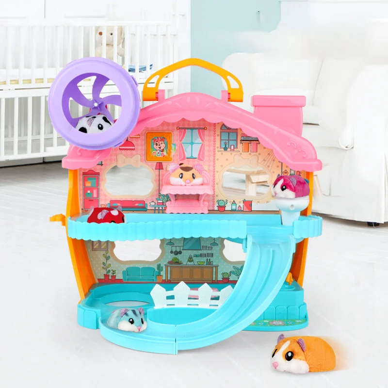 2023-Gift-Electric-Pet-Hamster-Simulation-Kitchen-Ice-cream-Restaurant ...