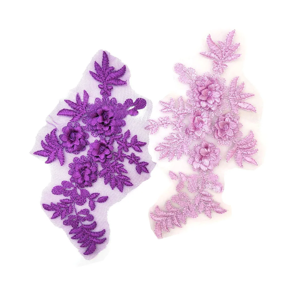 10Pcs-Floral-Embroidery-Patch-Sewing-Flower-Fabric-Lace-Patches-for ...