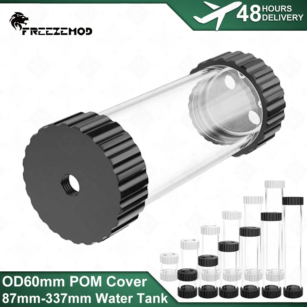 OD60mm-Water-Tank-Acrylic-Cylindrical-Reservoir-FREEZEMOD-Length-87 ...