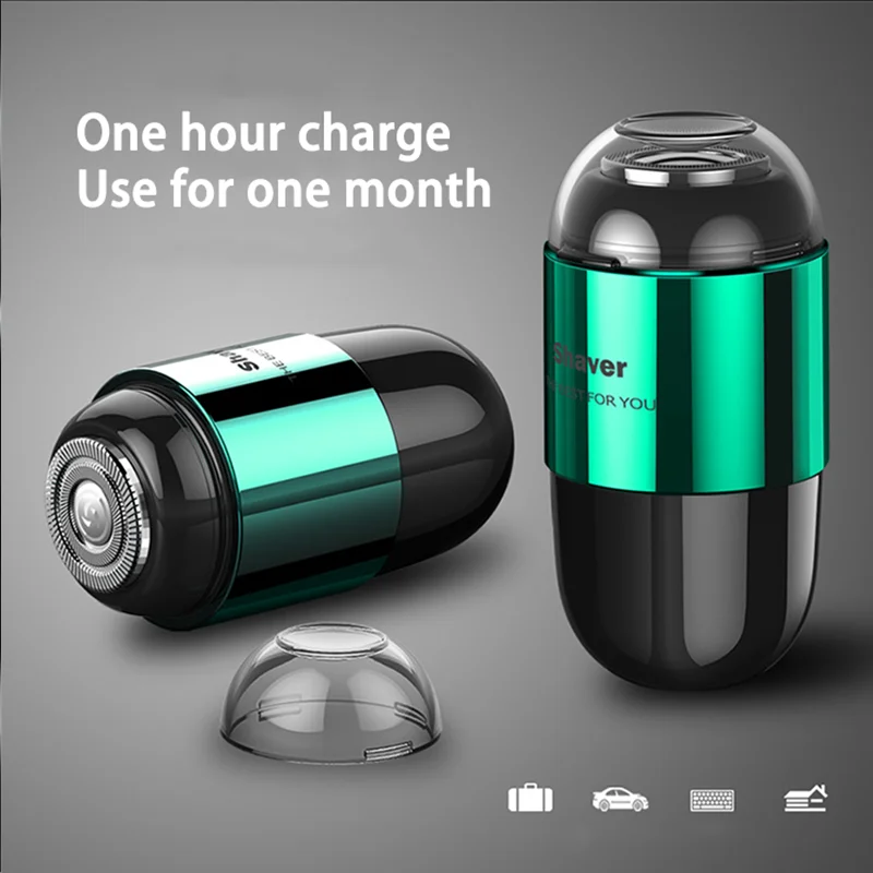 Electric Mini Shavers for Men Wet and Dry Rechargeable Mens Razor ...