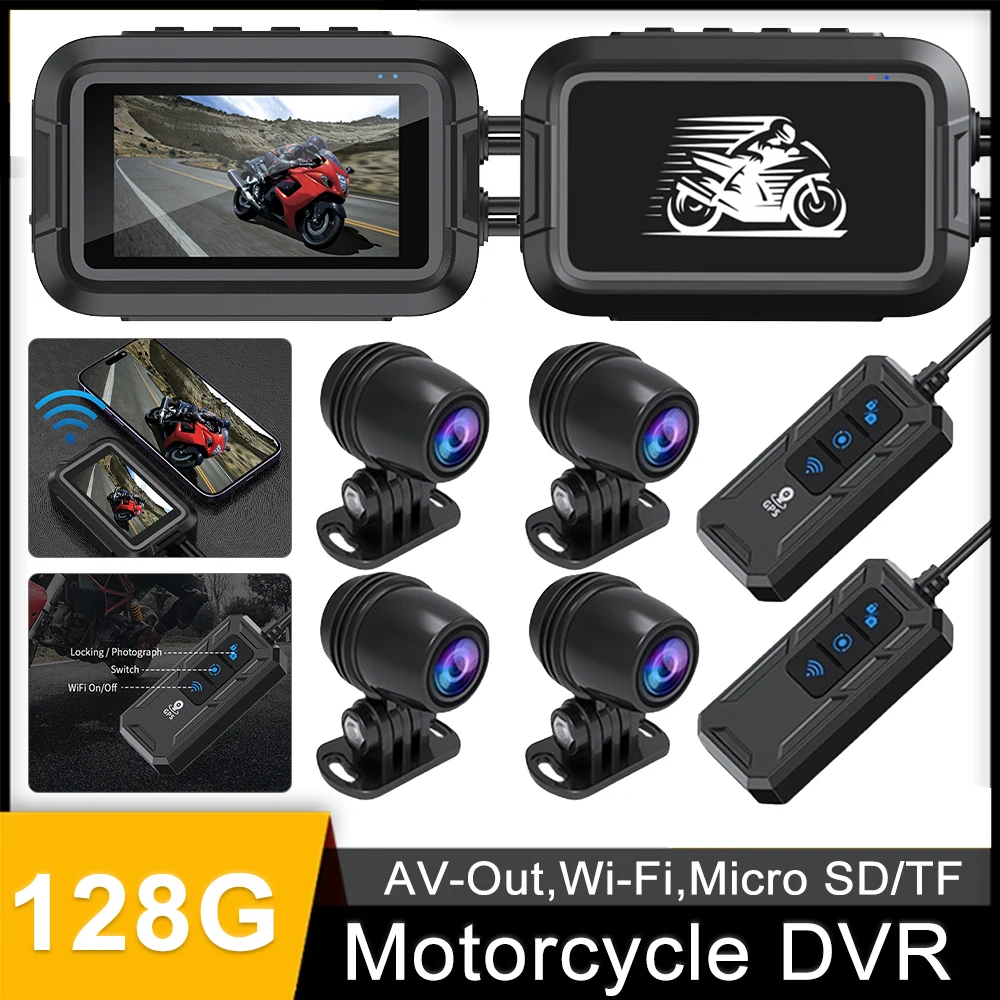 Dual-1080P-Motorcycle-DVR-Waterproof-Dual-Len-Dash-Cam-Moto-Camera-WiFi ...