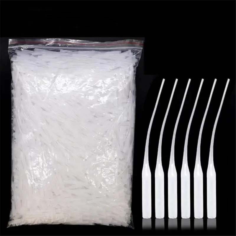 100pcs/pack Glue Micro-Tips Plastic Glue Bottle Tips Glue Extender ...